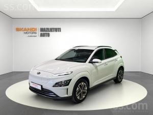 Белый Хендай Кона 2022 в Рига, объемом двигателя 1.60 л и пробегом 22 тыс. км за 21990 €, фото  на AUTOMOTO.COM.LV