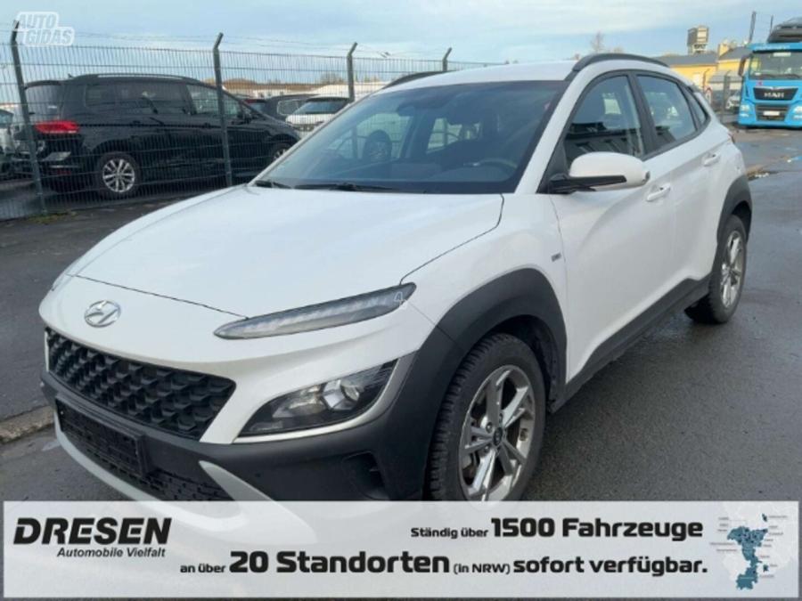Balts Hyundai Kona 2023 Kauņa, ar dzinēja tilpumu 1.00 L un nobraukumu 23 tūkst. km par 22349 €, foto 1 vietnē AUTOMOTO.COM.LV