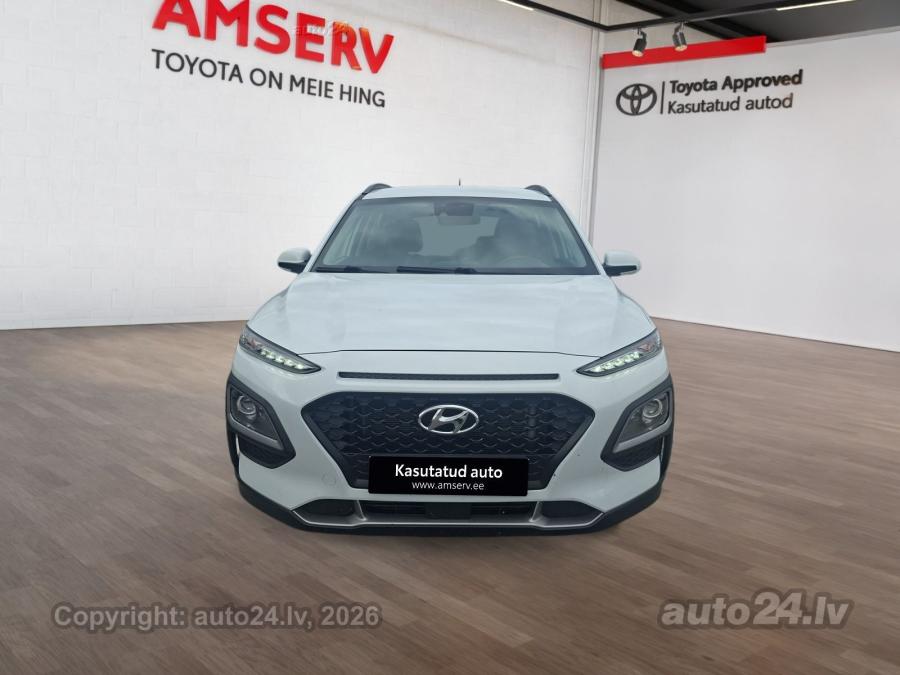 White Hyundai Kona 2021 in Viljandi, with an engine capacity of 1.60 L and mileage of 69 thousand km for 13900 €, photo 6 on AUTOMOTO.COM.LV