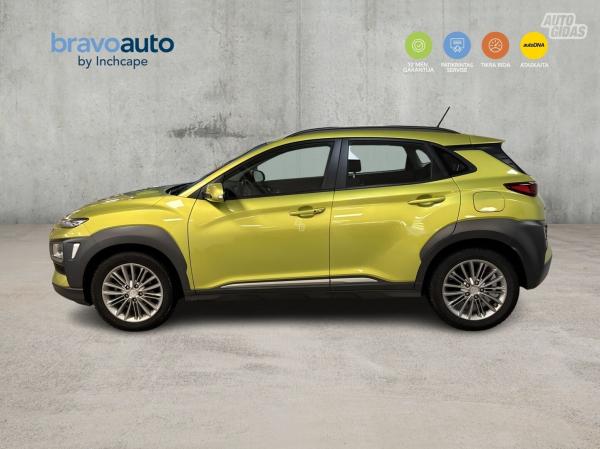 Yellow Hyundai Kona 2018 in Vilnius, with an engine capacity of 1.00 L and mileage of 40 thousand km for 13500 €, photo 2 on AUTOMOTO.COM.LV