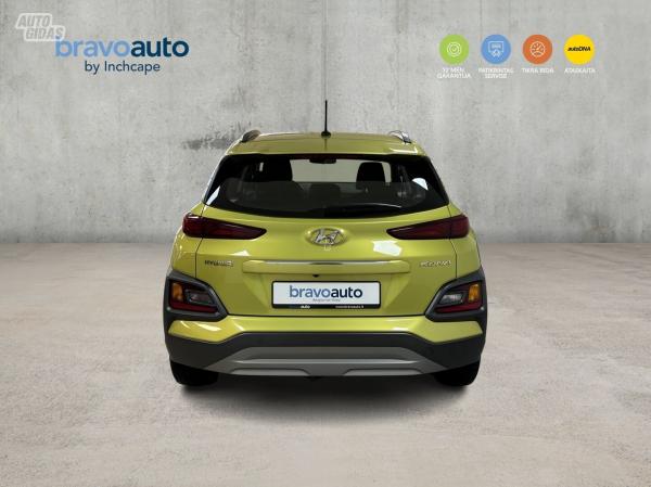 Yellow Hyundai Kona 2018 in Vilnius, with an engine capacity of 1.00 L and mileage of 40 thousand km for 13500 €, photo 4 on AUTOMOTO.COM.LV