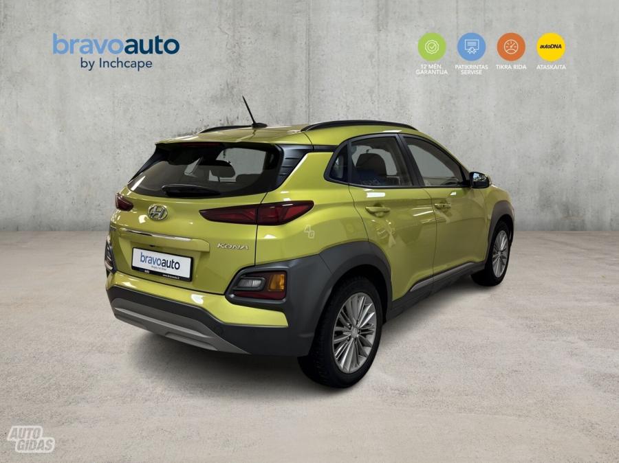 Yellow Hyundai Kona 2018 in Vilnius, with an engine capacity of 1.00 L and mileage of 40 thousand km for 12000 €, photo 6 on AUTOMOTO.COM.LV