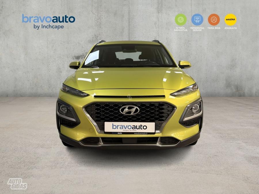 Yellow Hyundai Kona 2018 in Vilnius, with an engine capacity of 1.00 L and mileage of 40 thousand km for 12000 €, photo 8 on AUTOMOTO.COM.LV