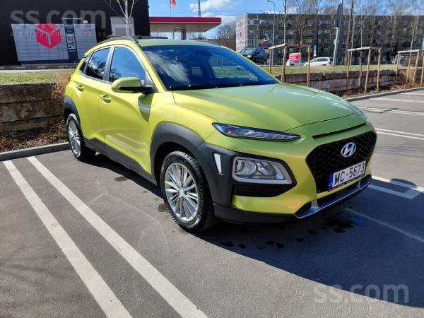 Dzeltens Hyundai Kona 2019 Rīga, ar dzinēja tilpumu 1.60 L un nobraukumu 94 tūkst. km par 12990 €, foto 2 vietnē AUTOMOTO.COM.LV