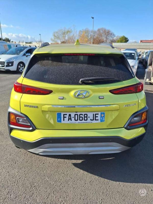 Dzeltens Hyundai Kona 2018 Panevēža, ar dzinēja tilpumu 1.00 L un nobraukumu 9 tūkst. km par 9500 €, foto 8 vietnē AUTOMOTO.COM.LV