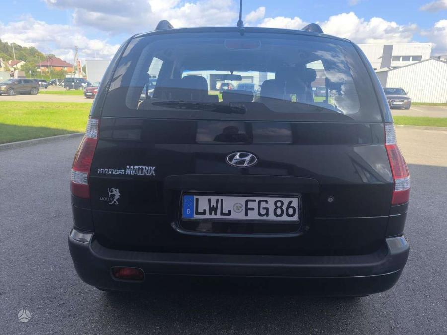 Melns Hyundai Matrix 2007 Jonava, ar dzinēja tilpumu 1.60 L un nobraukumu 68 tūkst. km par 1700 €, foto 7 vietnē AUTOMOTO.COM.LV