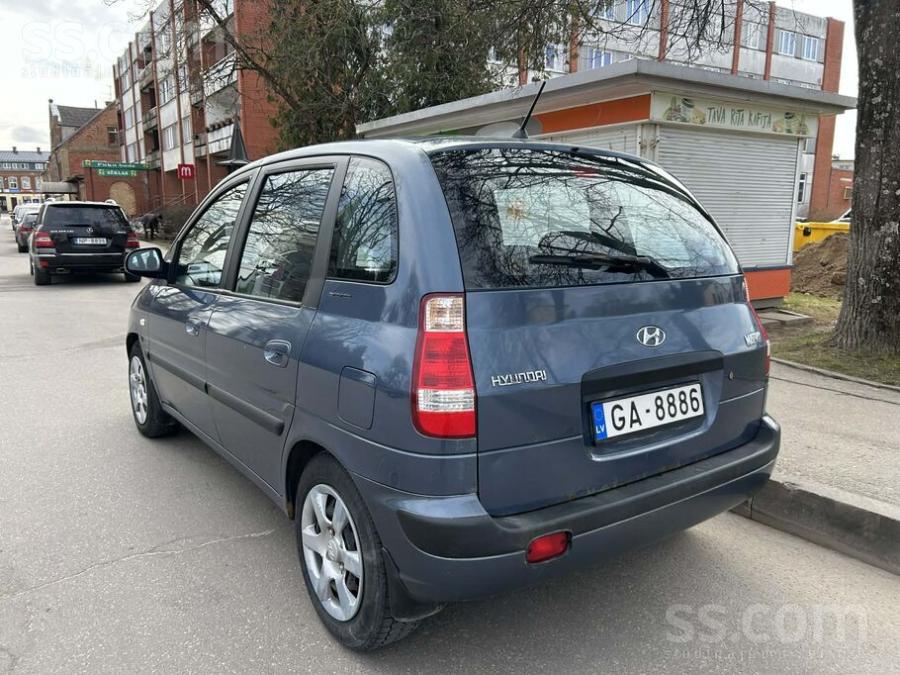 Blue Hyundai Matrix 2006 in Jelgava, with an engine capacity of 1.60 L and mileage of 170 thousand km for 950 €, photo 9 on AUTOMOTO.COM.LV