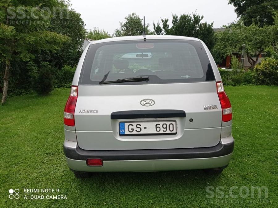 Grey Hyundai Matrix 2007 in Riga, with an engine capacity of 1.60 L and mileage of 190 thousand km for 300 €, photo 5 on AUTOMOTO.COM.LV