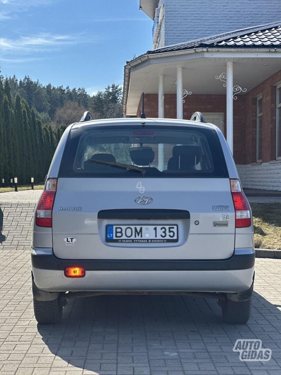 Grey Hyundai Matrix 2006 in Vilnius, with an engine capacity of 1.80 L and mileage of 90 thousand km for 1350 €, photo 14 on AUTOMOTO.COM.LV