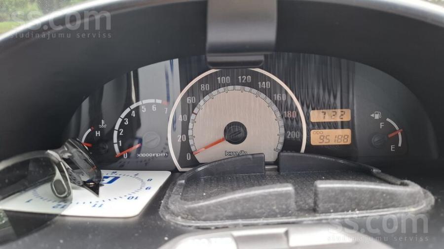 Grey Hyundai Matrix 2007 in Riga, with an engine capacity of 1.60 L and mileage of 95 thousand km for 800 €, photo 5 on AUTOMOTO.COM.LV