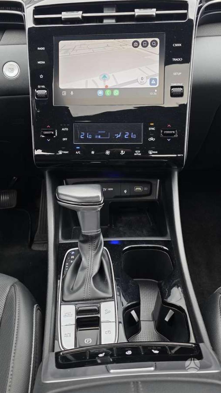 Green Hyundai Santa Cruz 2022 in Alytus, with an engine capacity of 2.50 L and mileage of 37 thousand km for 22900 €, photo 13 on AUTOMOTO.COM.LV