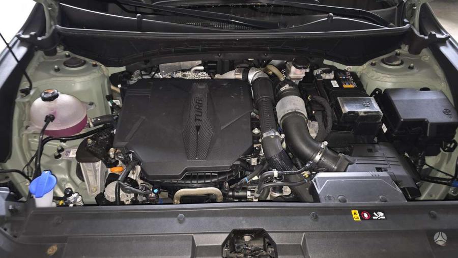 Green Hyundai Santa Cruz 2022 in Alytus, with an engine capacity of 2.50 L and mileage of 37 thousand km for 22900 €, photo 15 on AUTOMOTO.COM.LV