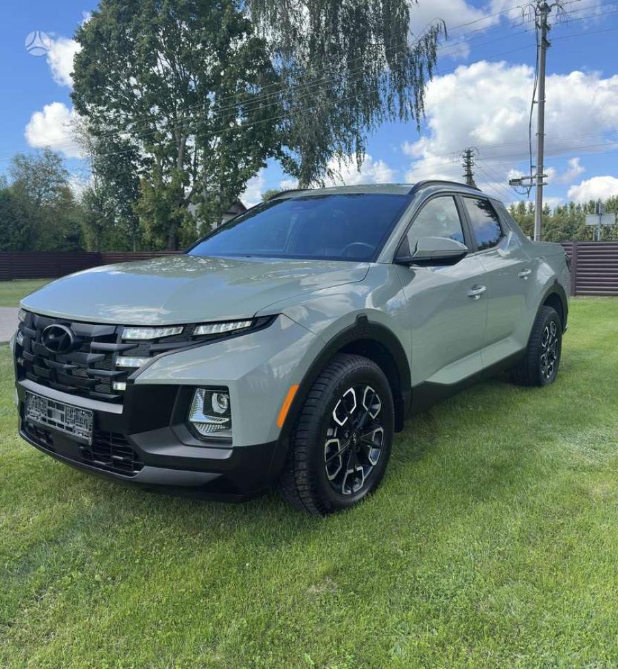 Green Hyundai Santa Cruz 2022 in Alytus, with an engine capacity of 2.50 L and mileage of 37 thousand km for 22900 €, photo 42 on AUTOMOTO.COM.LV