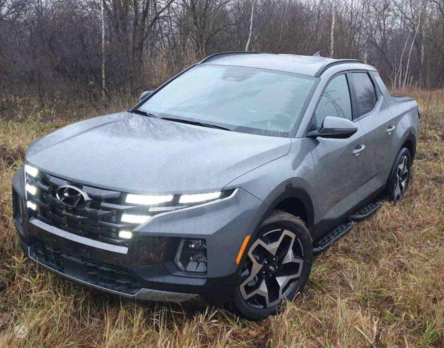 Grey Hyundai Santa Cruz 2022 in Klaipeda, with an engine capacity of 2.50 L and mileage of 22 thousand km for 29800 €, photo 3 on AUTOMOTO.COM.LV