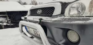 Черный Хендай Санта Фе 2001 в Валмиера, объемом двигателя 2.40 л и пробегом 340 тыс. км за 2500 €, фото 14 на AUTOMOTO.COM.LV