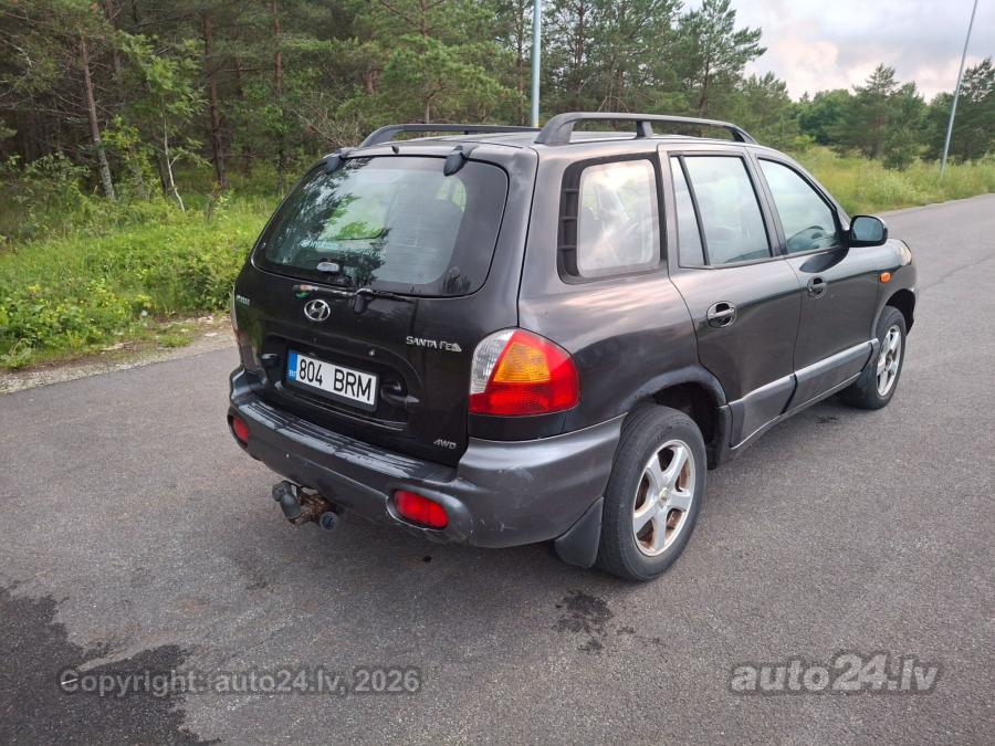 Черный Хендай Санта Фе 2002 в Таллин, объемом двигателя 2.40 л и пробегом 0 тыс. км за 1200 €, фото 4 на AUTOMOTO.COM.LV