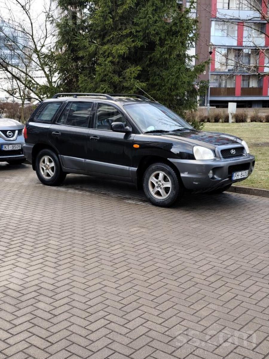 Melns Hyundai Santa Fe 2004 Rīga, ar dzinēja tilpumu 2.40 L un nobraukumu 0 tūkst. km par 1400 €, foto 3 vietnē AUTOMOTO.COM.LV