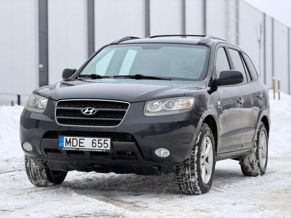 Black Hyundai Santa Fe 2006 in Vilnius, with an engine capacity of 2.18 L and mileage of 284 thousand km for 3100 €, photo 9 on AUTOMOTO.COM.LV