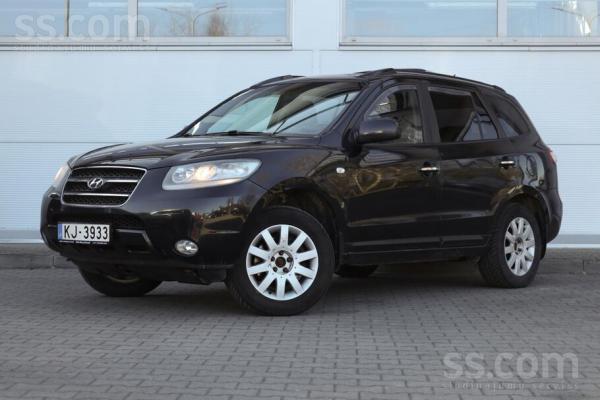 Black Hyundai Santa Fe 2006 in Riga, with an engine capacity of 2.20 L and mileage of 0 thousand km for 2995 €, photo 1 on AUTOMOTO.COM.LV