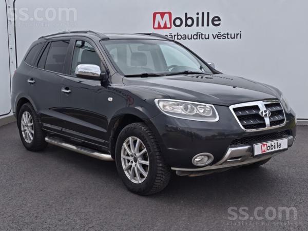 Black Hyundai Santa Fe 2006 in Riga, with an engine capacity of 2.20 L and mileage of 266 thousand km for 3650 €, photo 1 on AUTOMOTO.COM.LV