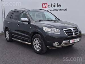 Melns Hyundai Santa Fe 2006 Rīga, ar dzinēja tilpumu 2.20 L un nobraukumu 266 tūkst. km par 3650 €, foto  vietnē AUTOMOTO.COM.LV