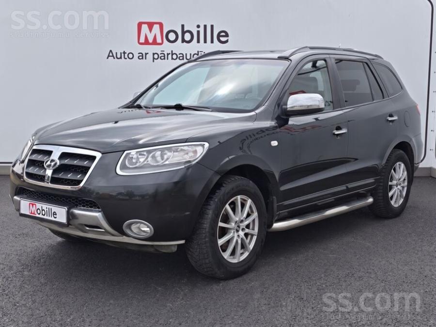 Melns Hyundai Santa Fe 2006 Rīga, ar dzinēja tilpumu 2.20 L un nobraukumu 266 tūkst. km par 3650 €, foto 4 vietnē AUTOMOTO.COM.LV