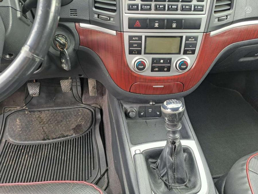 Melns Hyundai Santa Fe 2006 Jurbarkas, ar dzinēja tilpumu 2.19 L un nobraukumu 271 tūkst. km par 3850 €, foto 10 vietnē AUTOMOTO.COM.LV