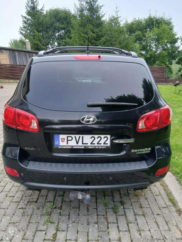 Melns Hyundai Santa Fe 2006 Ukmergė, ar dzinēja tilpumu 2.19 L un nobraukumu 246 tūkst. km par 3400 €, foto 4 vietnē AUTOMOTO.COM.LV