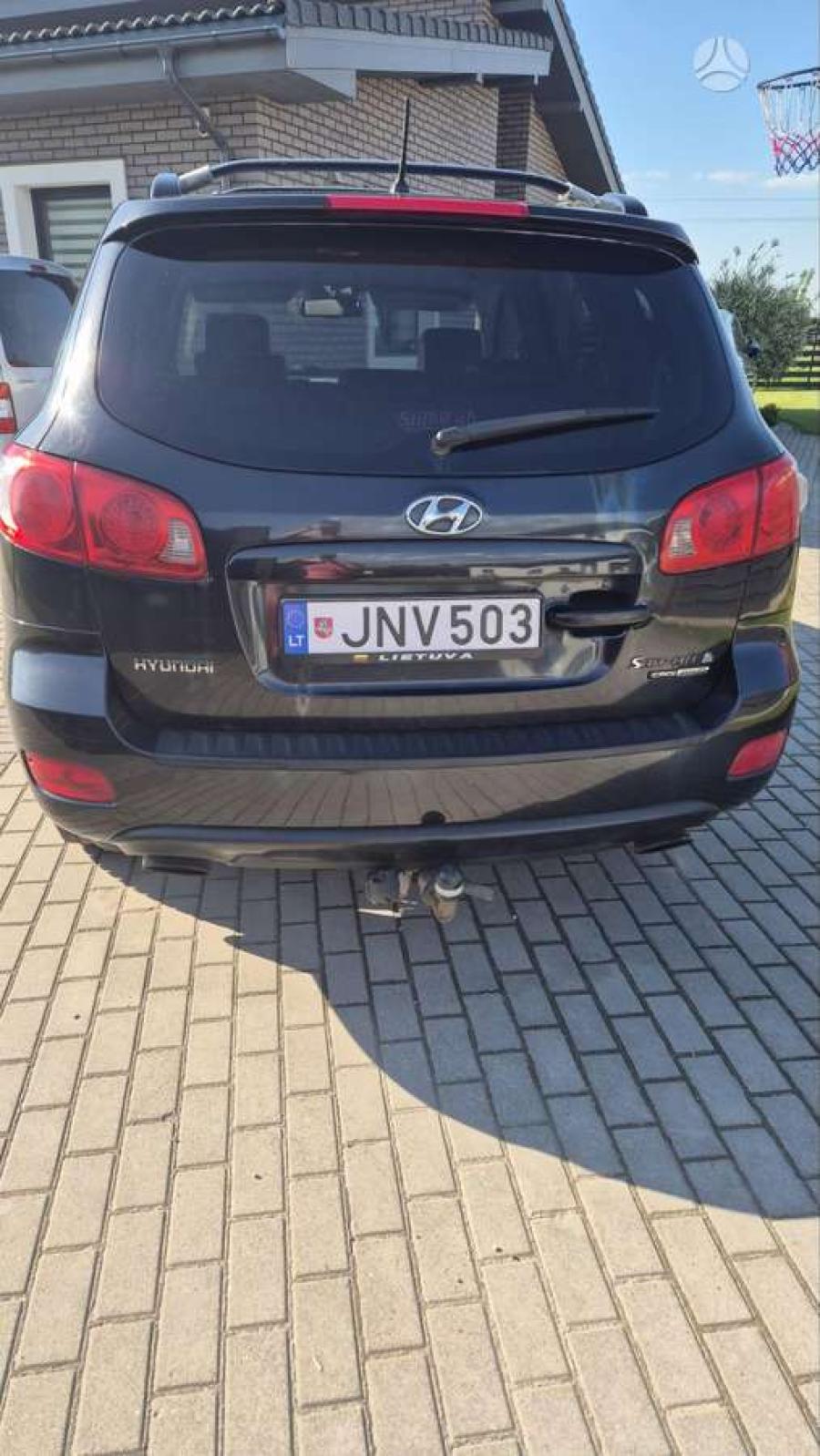 Melns Hyundai Santa Fe 2006 Klaipėda, ar dzinēja tilpumu 2.19 L un nobraukumu 390 tūkst. km par 1850 €, foto 12 vietnē AUTOMOTO.COM.LV