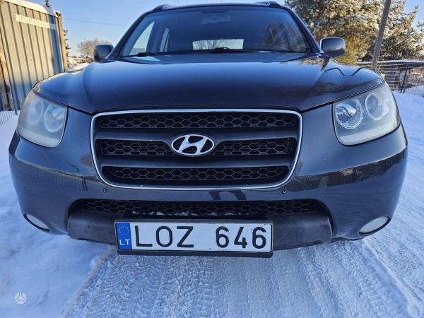 Melns Hyundai Santa Fe 2007 Kauņa, ar dzinēja tilpumu 2.19 L un nobraukumu 207 tūkst. km par 3450 €, foto 2 vietnē AUTOMOTO.COM.LV