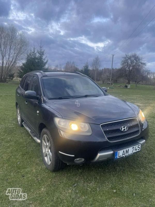 Melns Hyundai Santa Fe 2007 Viļņa, ar dzinēja tilpumu 2.20 L un nobraukumu 263 tūkst. km par 3999 €, foto 1 vietnē AUTOMOTO.COM.LV