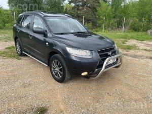 Black Hyundai Santa Fe 2007 in Riga, with an engine capacity of 2.20 L and mileage of 0 thousand km for 4499 €, photo 7 on AUTOMOTO.COM.LV
