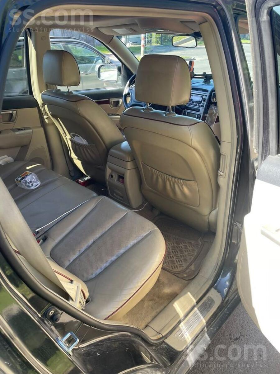 Melns Hyundai Santa Fe 2007 Rīga, ar dzinēja tilpumu 2.20 L un nobraukumu 354 tūkst. km par 2900 €, foto 4 vietnē AUTOMOTO.COM.LV