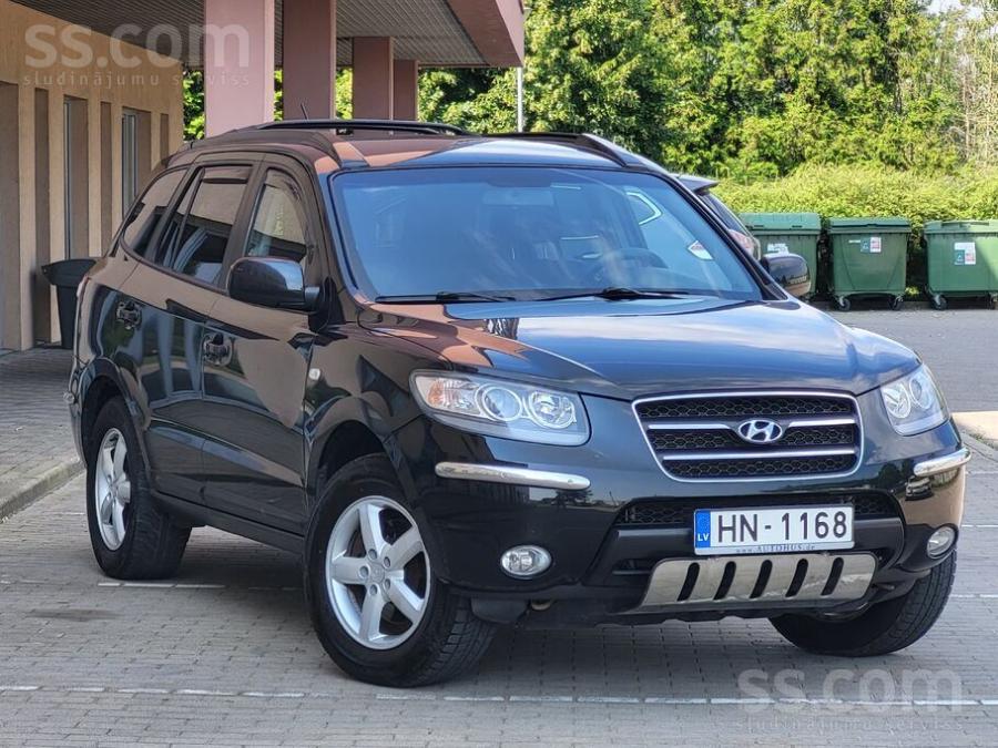 Melns Hyundai Santa Fe 2007 Jelgava, ar dzinēja tilpumu 2.20 L un nobraukumu 304 tūkst. km par 3290 €, foto 3 vietnē AUTOMOTO.COM.LV