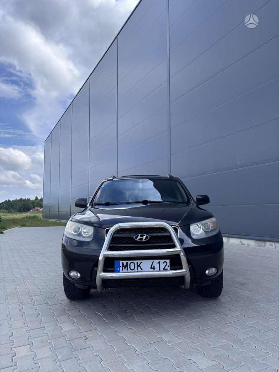 Melns Hyundai Santa Fe 2007 Šauļi, ar dzinēja tilpumu 2.19 L un nobraukumu 329 tūkst. km par 3250 €, foto 6 vietnē AUTOMOTO.COM.LV
