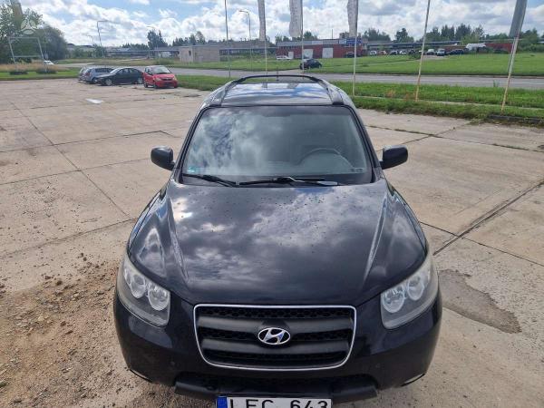 Melns Hyundai Santa Fe 2007 Panevēža, ar dzinēja tilpumu 2.19 L un nobraukumu 220 tūkst. km par 2999 €, foto 6 vietnē AUTOMOTO.COM.LV