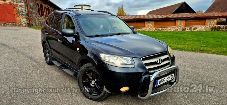 Black Hyundai Santa Fe 2007 in Tallinn, with an engine capacity of 2.20 L and mileage of 413 thousand km for 3700 €, photo 1 on AUTOMOTO.COM.LV