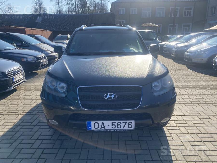 Melns Hyundai Santa Fe 2008 Rēzekne, ar dzinēja tilpumu 2.20 L un nobraukumu 0 tūkst. km par 5150 €, foto 1 vietnē AUTOMOTO.COM.LV