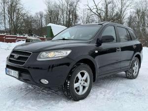 Melns Hyundai Santa Fe 2008 Klaipėda, ar dzinēja tilpumu 2.19 L un nobraukumu 244 tūkst. km par 3490 €, foto  vietnē AUTOMOTO.COM.LV