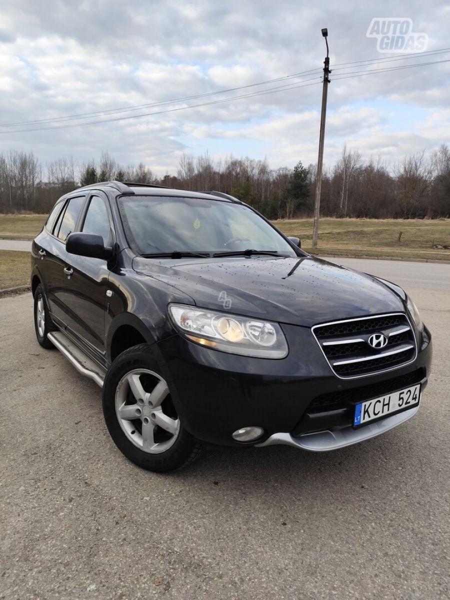 Melns Hyundai Santa Fe 2008 Utena, ar dzinēja tilpumu 2.20 L un nobraukumu 326 tūkst. km par 3600 €, foto 1 vietnē AUTOMOTO.COM.LV