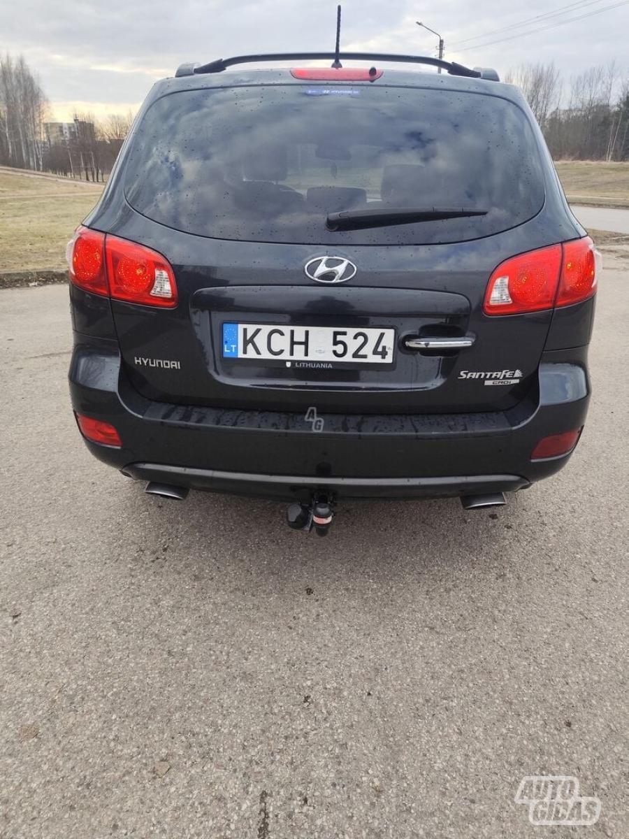 Melns Hyundai Santa Fe 2008 Utena, ar dzinēja tilpumu 2.20 L un nobraukumu 326 tūkst. km par 3600 €, foto 7 vietnē AUTOMOTO.COM.LV