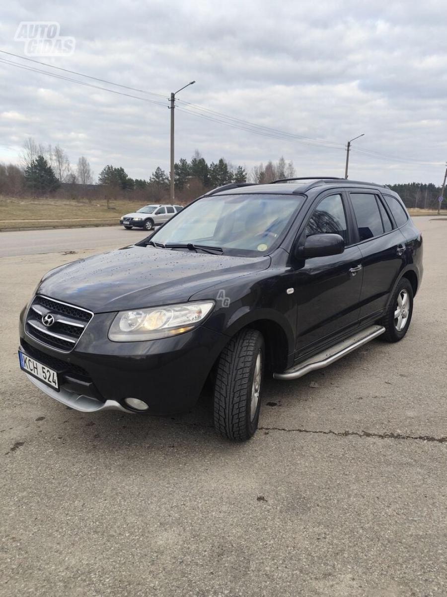 Melns Hyundai Santa Fe 2008 Utena, ar dzinēja tilpumu 2.20 L un nobraukumu 326 tūkst. km par 3600 €, foto 9 vietnē AUTOMOTO.COM.LV