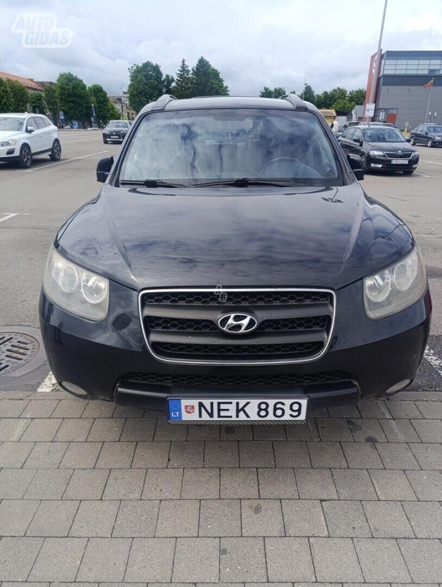 Melns Hyundai Santa Fe 2008 Kauņa, ar dzinēja tilpumu 2.20 L un nobraukumu 209 tūkst. km par 3900 €, foto 8 vietnē AUTOMOTO.COM.LV