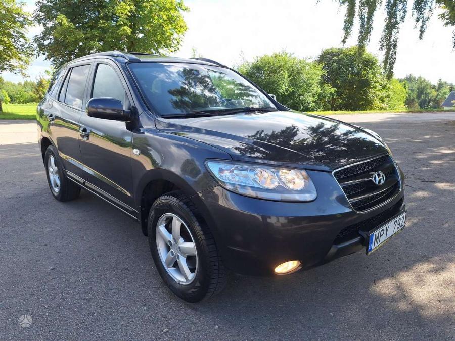 Melns Hyundai Santa Fe 2008 Kelmė, ar dzinēja tilpumu 2.20 L un nobraukumu 230 tūkst. km par 3700 €, foto 1 vietnē AUTOMOTO.COM.LV