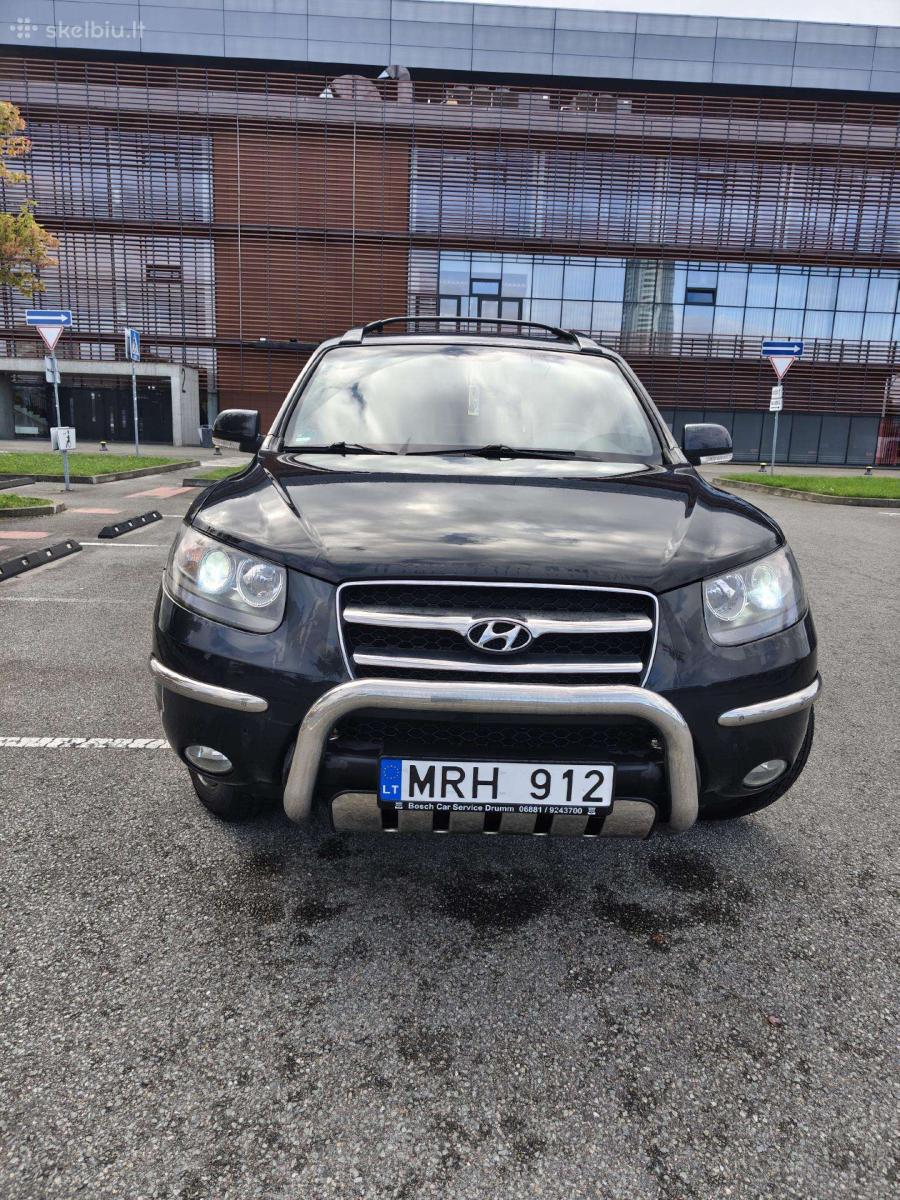 Melns Hyundai Santa Fe 2009 Klaipėda, ar dzinēja tilpumu 2.20 L un nobraukumu 263 tūkst. km par 4600 €, foto 1 vietnē AUTOMOTO.COM.LV