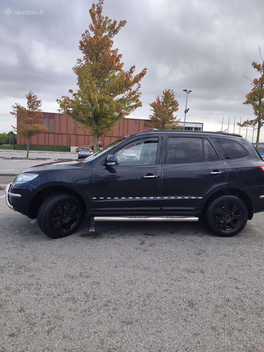 Melns Hyundai Santa Fe 2009 Klaipėda, ar dzinēja tilpumu 2.20 L un nobraukumu 263 tūkst. km par 4600 €, foto 9 vietnē AUTOMOTO.COM.LV