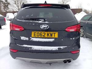 Black Hyundai Santa Fe 2012 in Kaunas, with an engine capacity of 2.20 L and mileage of 130 thousand km for 3250 €, photo 5 on AUTOMOTO.COM.LV