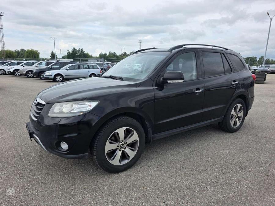 Melns Hyundai Santa Fe 2012 Marijampole, ar dzinēja tilpumu 2.20 L un nobraukumu 318 tūkst. km par 4300 €, foto 3 vietnē AUTOMOTO.COM.LV