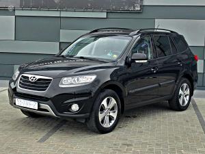 Melns Hyundai Santa Fe 2012 Panevēža, ar dzinēja tilpumu 2.20 L un nobraukumu 270 tūkst. km par 5350 €, foto  vietnē AUTOMOTO.COM.LV