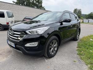Black Hyundai Santa Fe 2013 in Vilnius, with an engine capacity of 2.20 L and mileage of 250 thousand km for 8800 €, photo  on AUTOMOTO.COM.LV